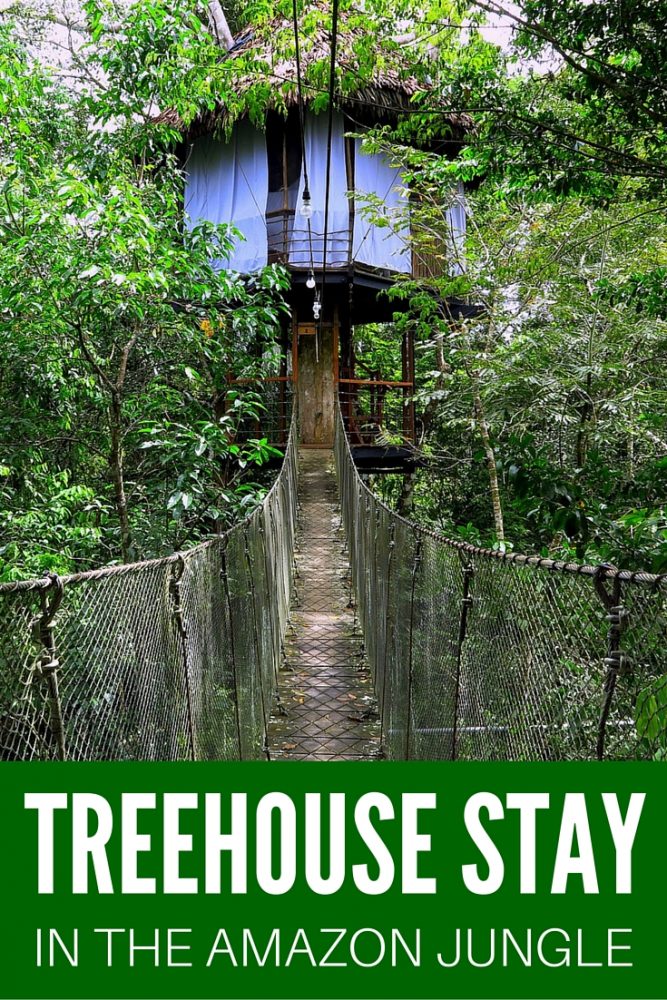 Staying in a Jungle Treehouse in the Peruvian Amazon!